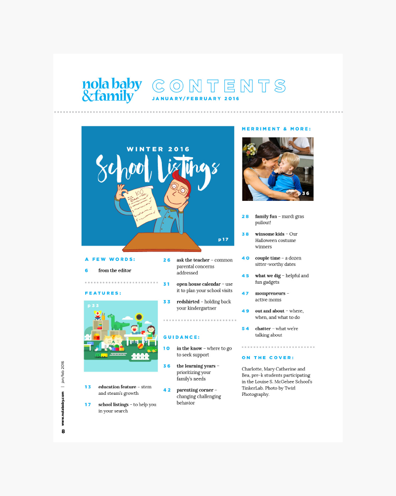 How to Redesign a Local Magazine: Deconstructing NOLA Baby and Family ...